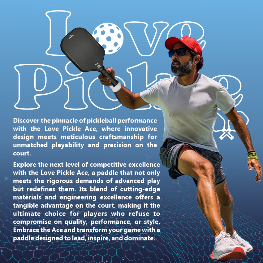 Love Pickle "Ace" Paddle - Pickleball Essentials